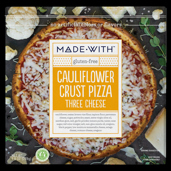 Three Cheese Cauliflower Crust Pizza The Natural Products Brands Directory